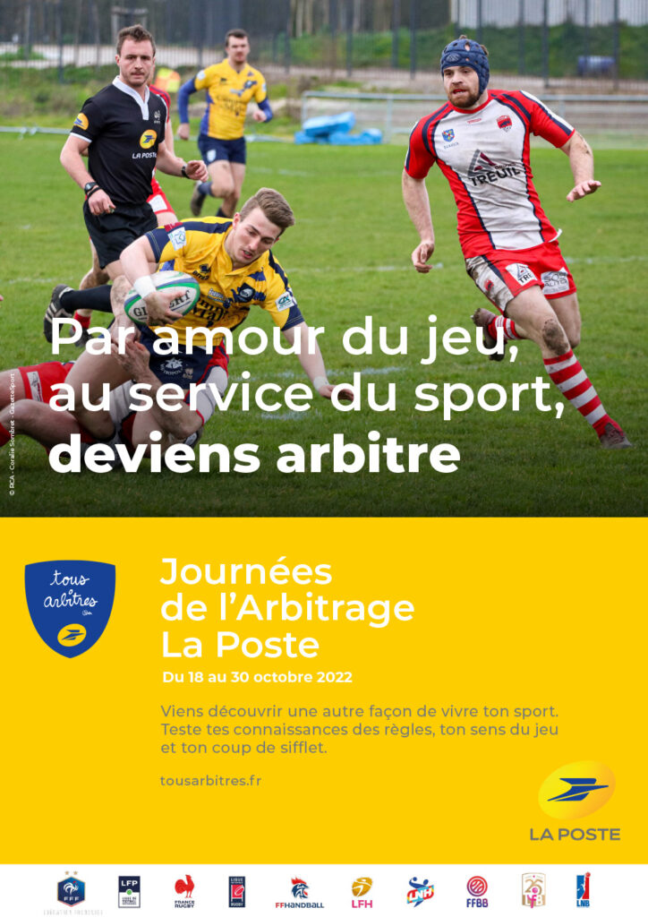 Les affiches des Journées de l'Arbitrage La Poste 2022 ! - Tous Arbitres